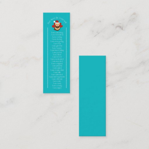 Bookmark mini business card | Zazzle
