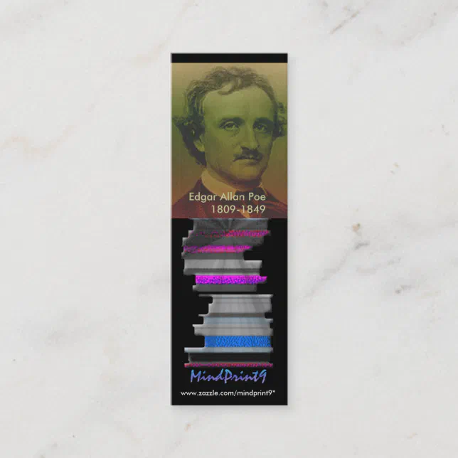 Bookmark - Poe Mini Business Card | Zazzle