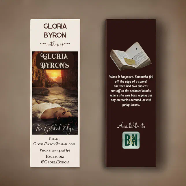 Bookmarks for Author's Promotional Material | Zazzle