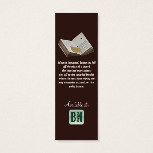Bookmarks for Author's Promotional Material | Zazzle