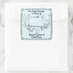 Bookplates Dedication to Teachers. Personalize | Zazzle