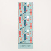 Books and Reading Themed Bookmarks Patterned Yoga Mat | Zazzle