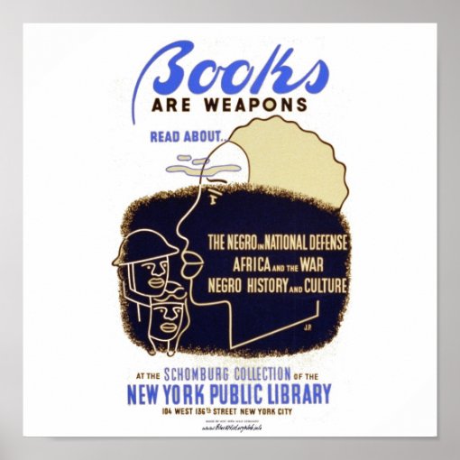 "Books Are Weapons" Poster | Zazzle