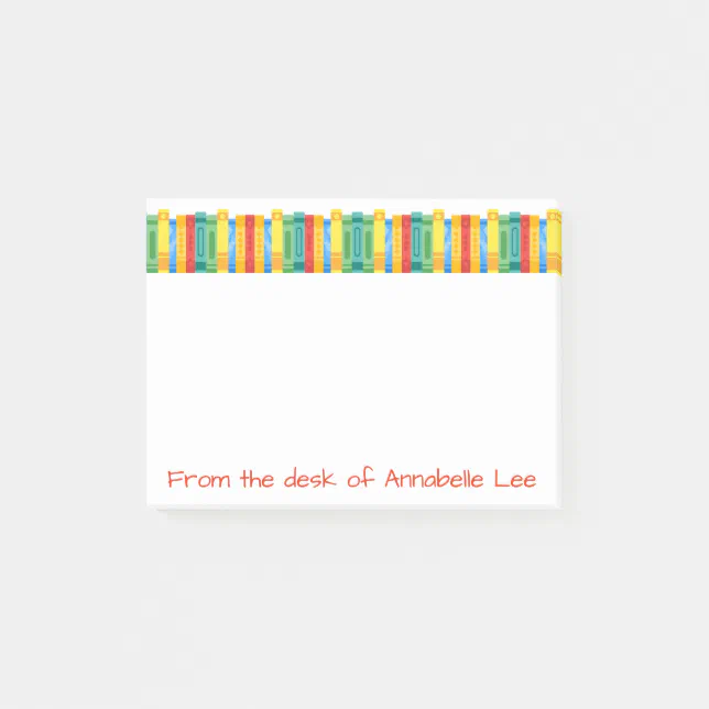 Books Border Post-it Notes | Zazzle