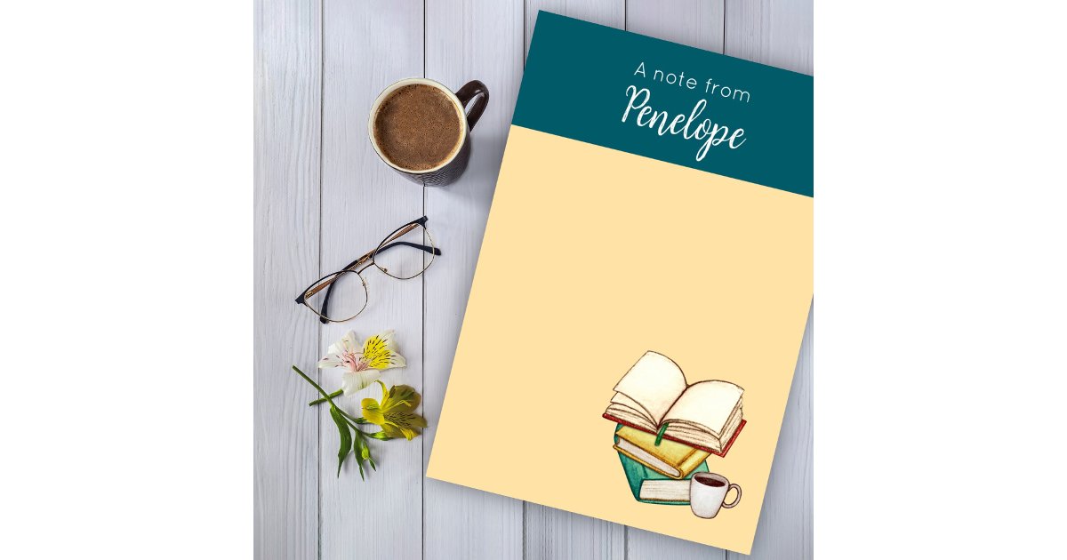 Books & Coffee Post-it Notes | Zazzle