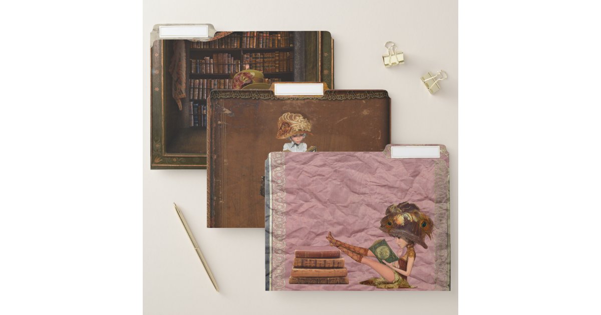 Books File Folder | Zazzle