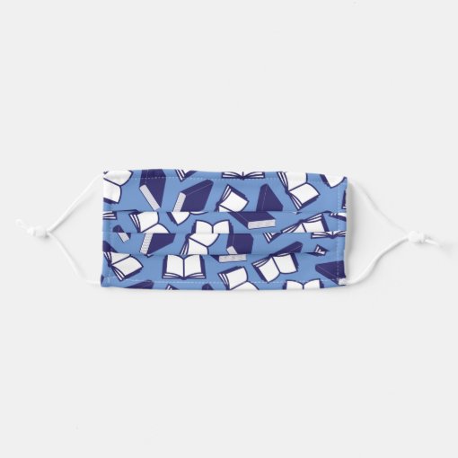 Books Library Reading Print for Librarians Teacher Adult Cloth Face ...