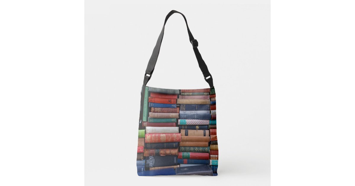Books Read Love Old Books Crossbody Bag | Zazzle