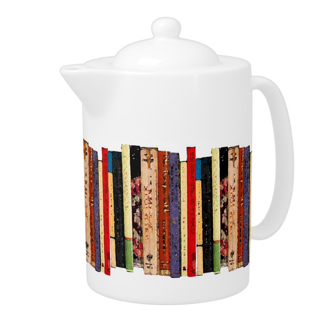 Books Teapot | Zazzle