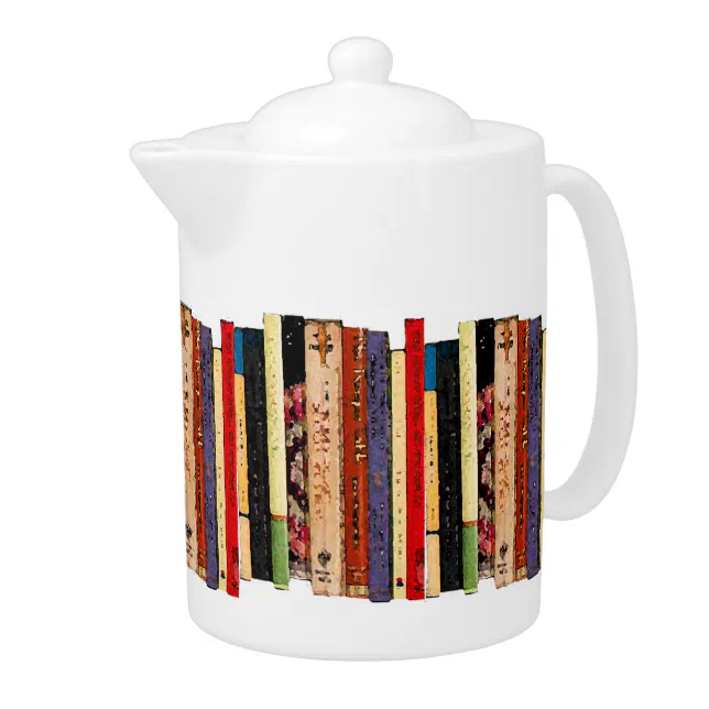 Books Teapot | Zazzle