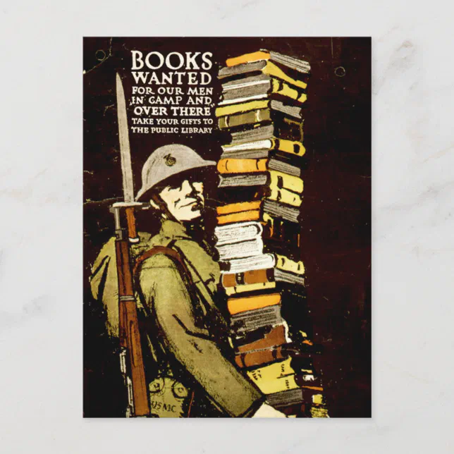 Books Wanted Postcard | Zazzle