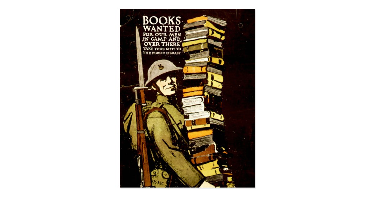 Books Wanted Postcard | Zazzle.com