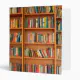 Bookshelf Books Library Bookworm Reading 3 Ring Binder | Zazzle