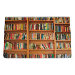 Bookshelf Books Library Bookworm Reading Desk Business Card Holder | Zazzle