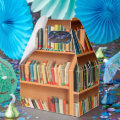 Bookshelf Books Library Bookworm Reading Favor Boxes | Zazzle