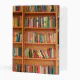 Bookshelf Books Library Bookworm Reading Mini Binder | Zazzle