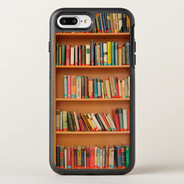 Bookshelf Books Library Bookworm Reading Otterbox iPhone Case | Zazzle
