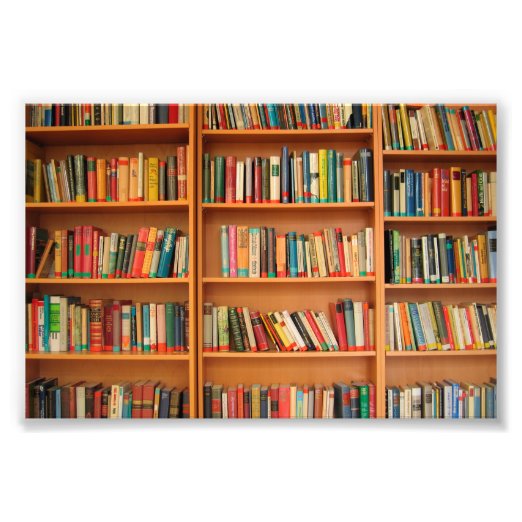 Bookshelf Art & Wall Décor | Zazzle