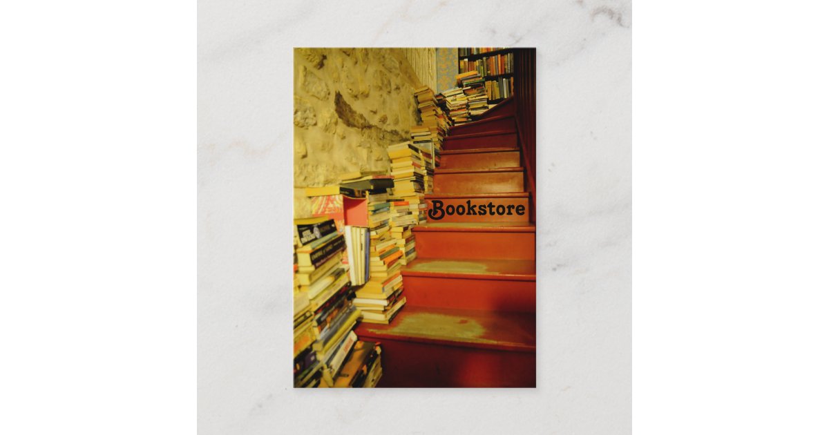 Bookstore Business Card | Zazzle