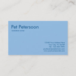 bookstore business card | Zazzle
