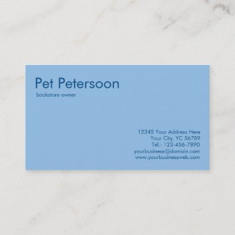 bookstore business card | Zazzle