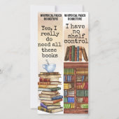 Bookstore Library QR Funny Book Quote Bookmark Card | Zazzle
