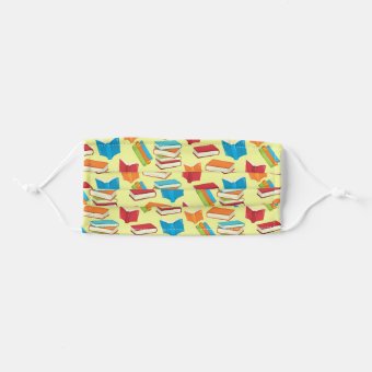 Bookworm Adult Cloth Face Mask | Zazzle