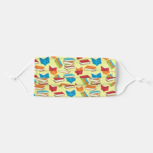 Bookworm Adult Cloth Face Mask | Zazzle