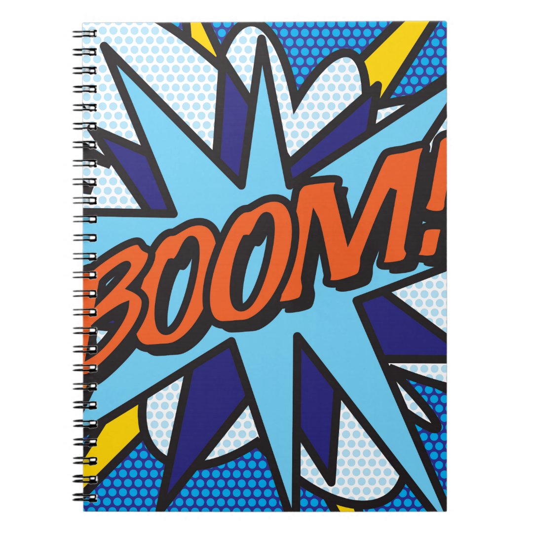 BOOM Fun Retro Comic Book Pop Art | Zazzle