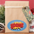 Boom! Oval Sticker | Zazzle