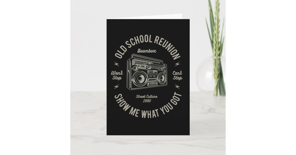 Boombox Card | Zazzle