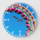 Boomerang Roller Coaster Worlds of Fun, KC Large Clock | Zazzle