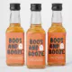 Boos and Booze Adult Halloween Ghost Orange Liquor Bottle Label | Zazzle