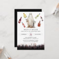 Boos and Booze | Funny Ghost Adult Halloween Party Invitation | Zazzle