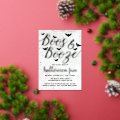 Boos & Booze Halloween Party Real Foil Invitation | Zazzle