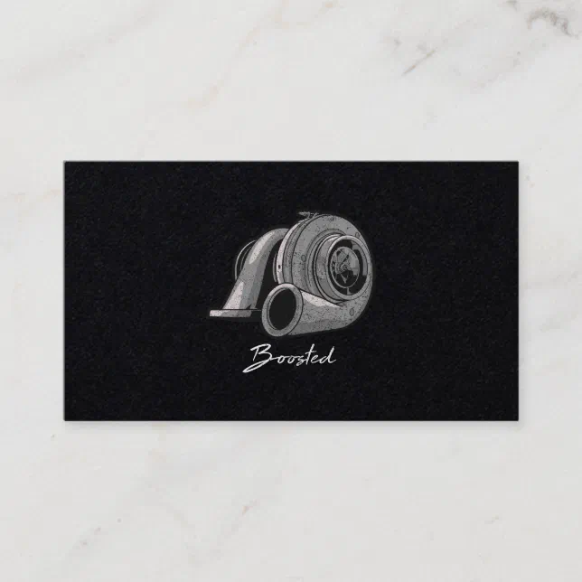 Boosted Turbo Tuning Business Card | Zazzle