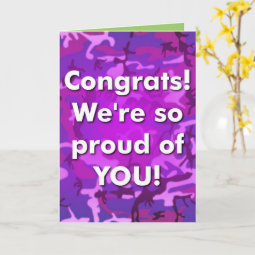 Boot Camp Graduation Card | Zazzle