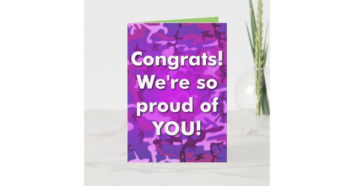 Boot Camp Graduation Card | Zazzle