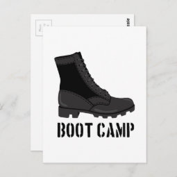Boot Camp Postcard | Zazzle