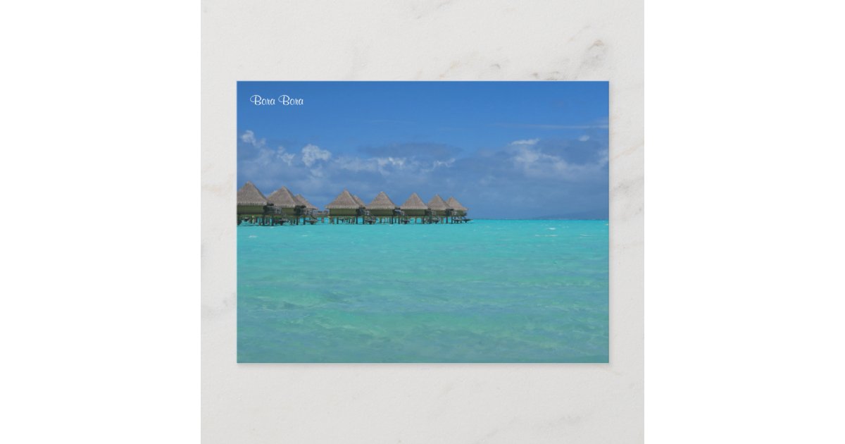 Bora Bora French Polynesia Postcard | Zazzle