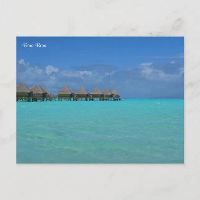 Bora Bora French Polynesia Postcard | Zazzle