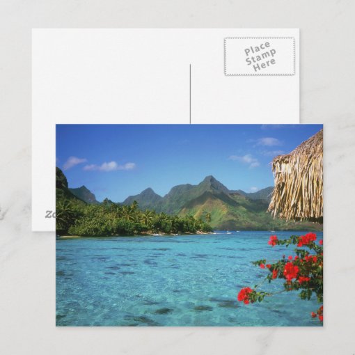 Bora Bora Island, French Polynesia Postcard | Zazzle