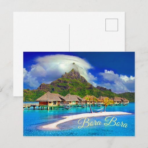 Bora Bora Tropical Island Postcard | Zazzle