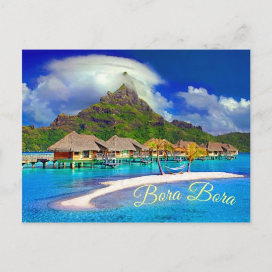Bora Bora Tropical Island Postcard | Zazzle.com