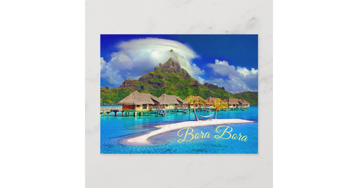 Bora Bora Tropical Island Postcard | Zazzle