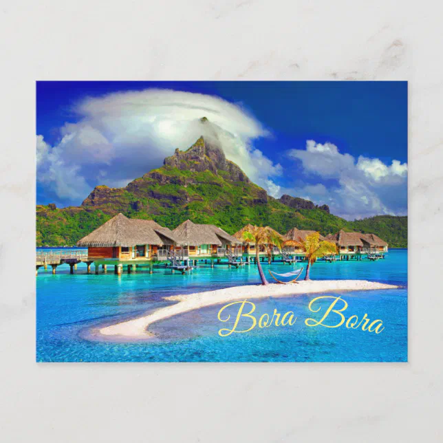 Bora Bora Tropical Island Postcard | Zazzle