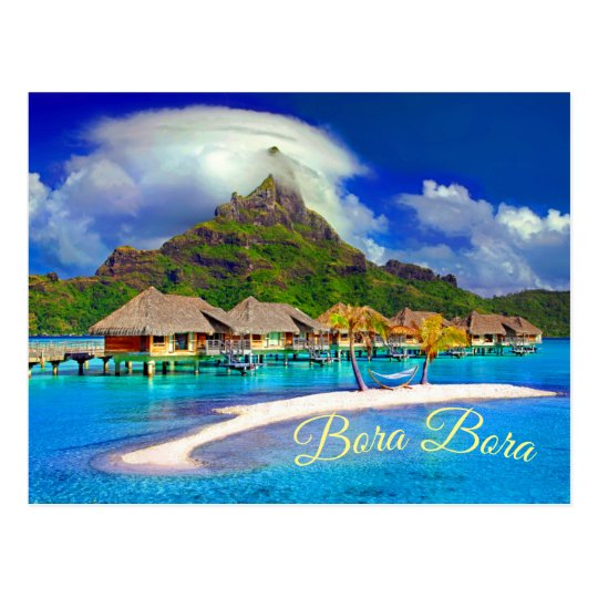 Bora Bora Tropical Island Postcard | Zazzle.com
