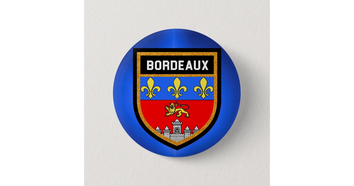 Bordeaux Flag Pinback Button | Zazzle