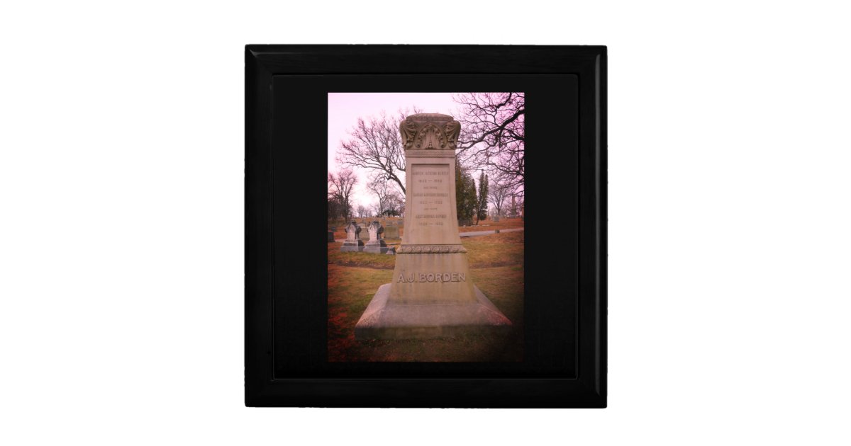 Borden Monument, Fall River, MA - A.J. Borden Gift Box | Zazzle