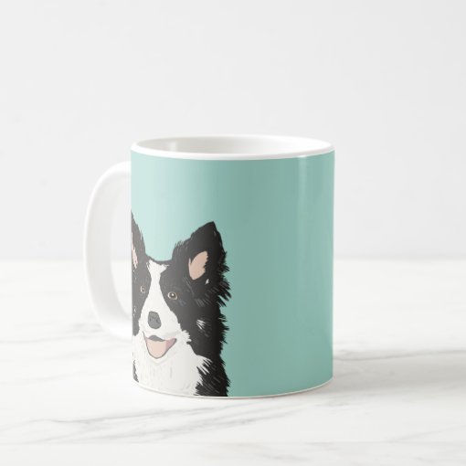 Border Collie Mug - Cute dog gift for collie owner | Zazzle